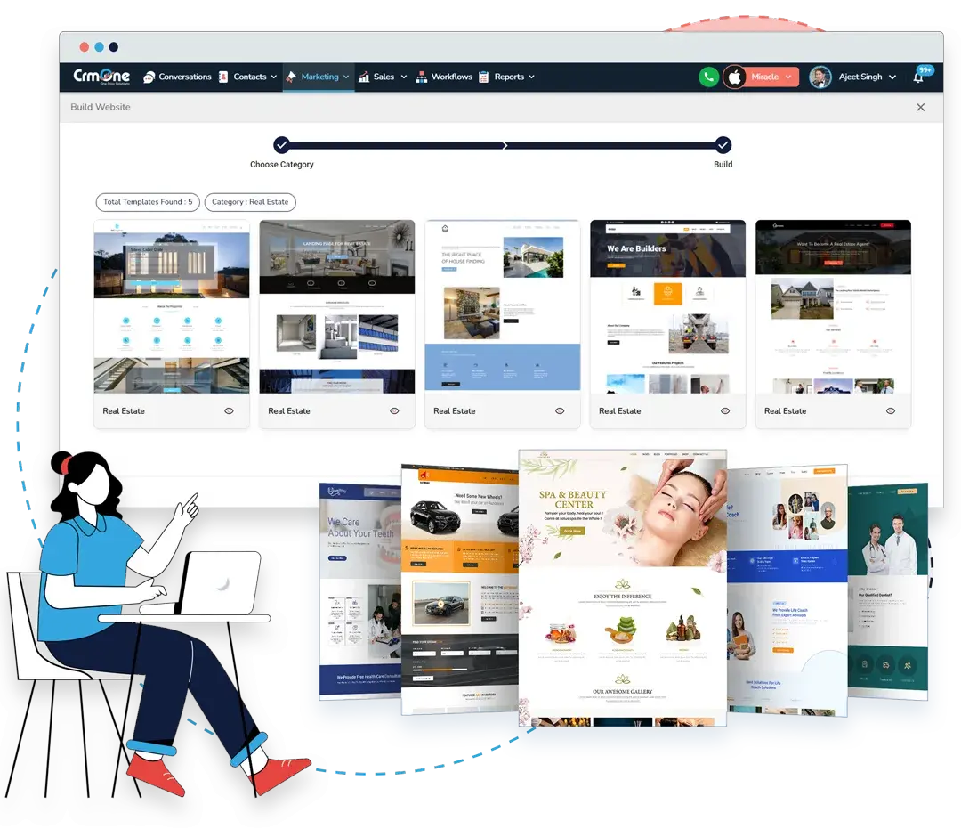 Website Builder – Create a Website Easy | CrmOne